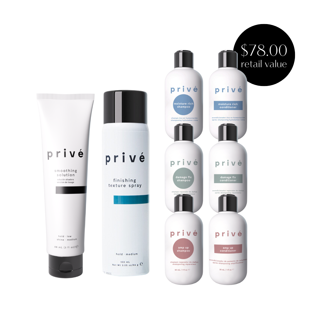 sample box – privé products pro